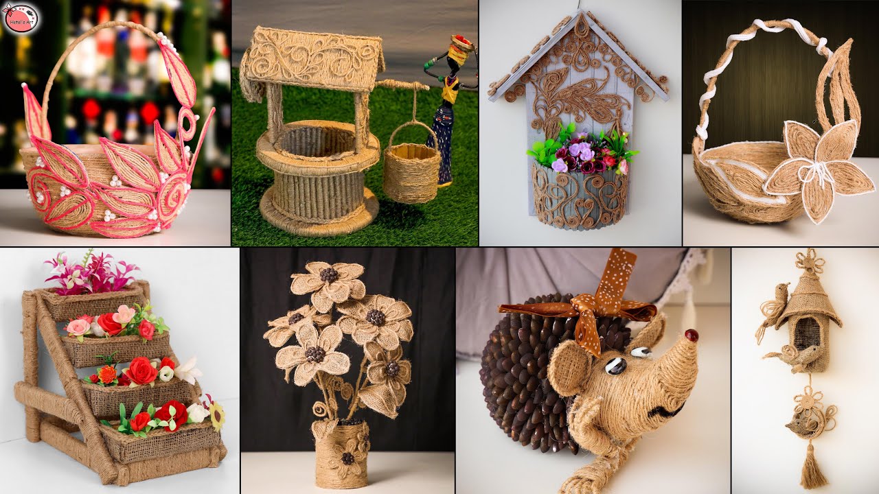 Jute Basket | Love the natural & Minimal look These baskets Have - YouTube