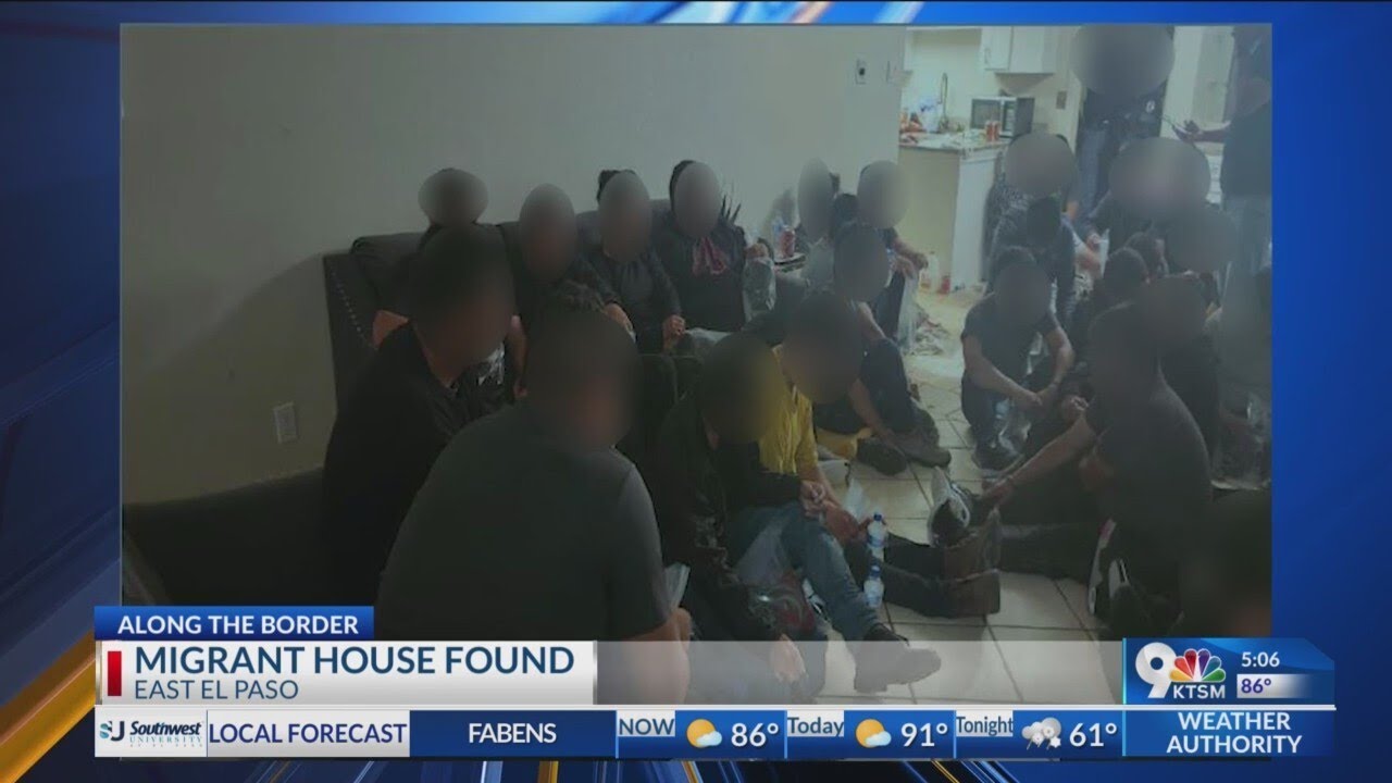 Migrant stash house - YouTube