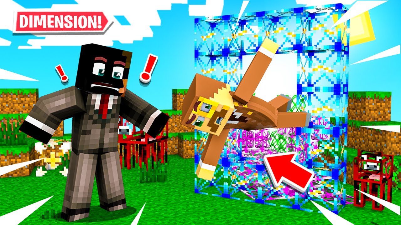 RAIDING the CRYSTAL DIMENSION in Crazy Craft - YouTube