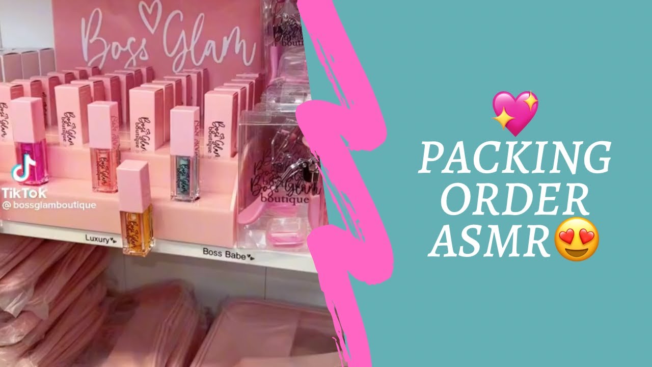 Tik Tok Packing orders ASMR 🖤Emballage de commandes Tik Tok ASMR🖤 #8 📦 ...