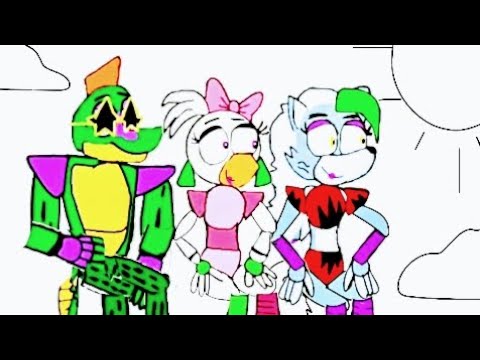 SML JN FNF FNAF SB Clips Monty Chica and Roxy in the Park - YouTube
