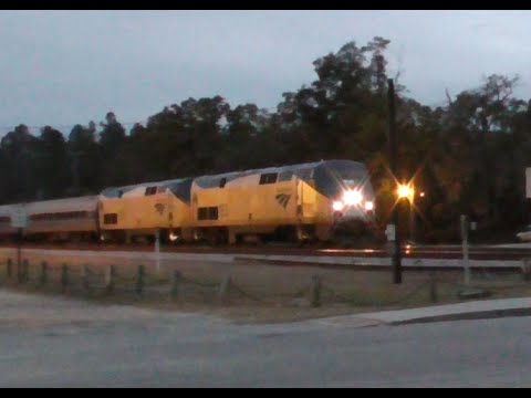 [0I] Amtrak 98 Silver Meteor and CSX Trains in Folkston GA, 12/08/2014 ©mbmars01 - YouTube
