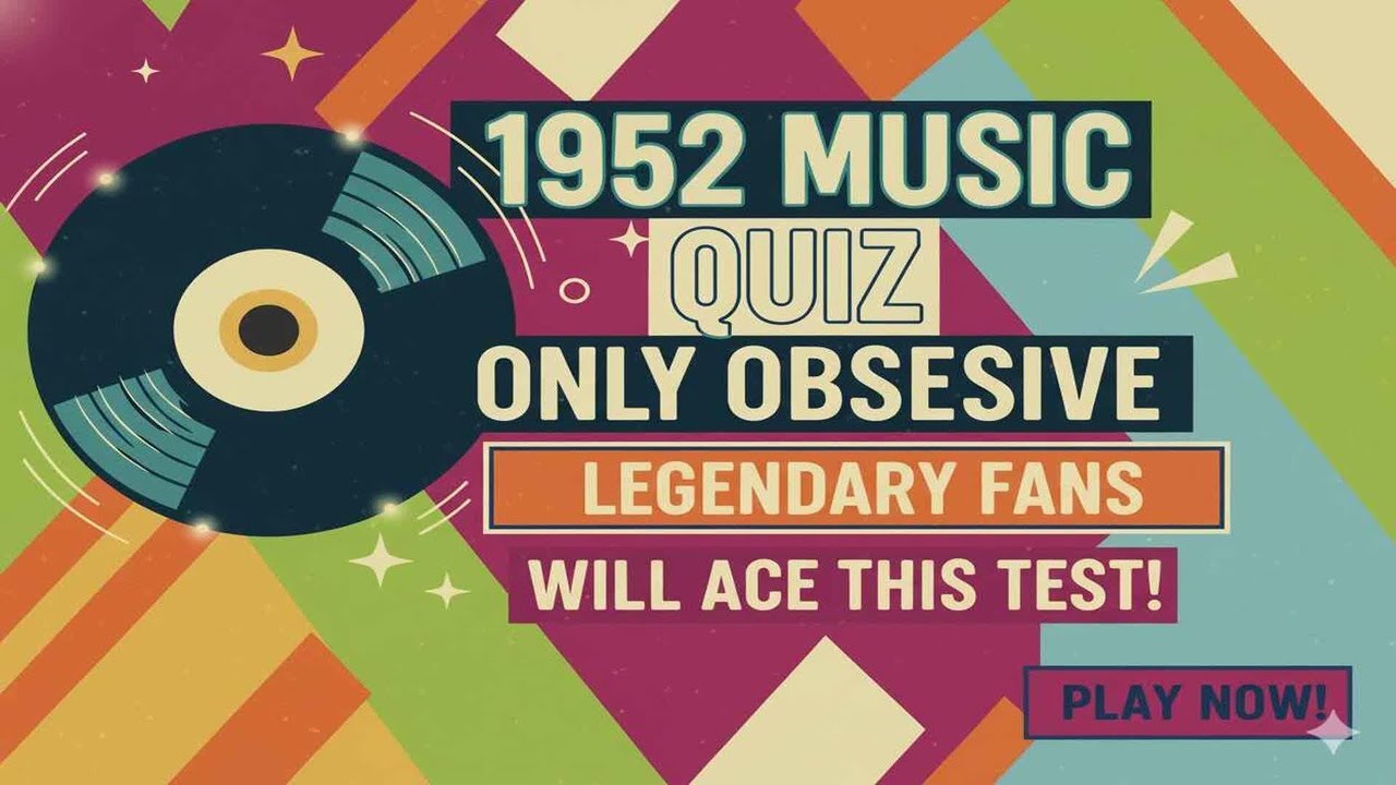 1952 Music Quiz Only Obsessive Collectors Will Pass - YouTube