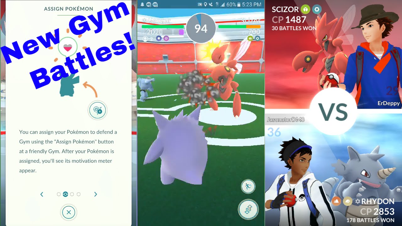 Pokemon Go Gen 2 New Gym Battle & Gym Mechanics! - YouTube