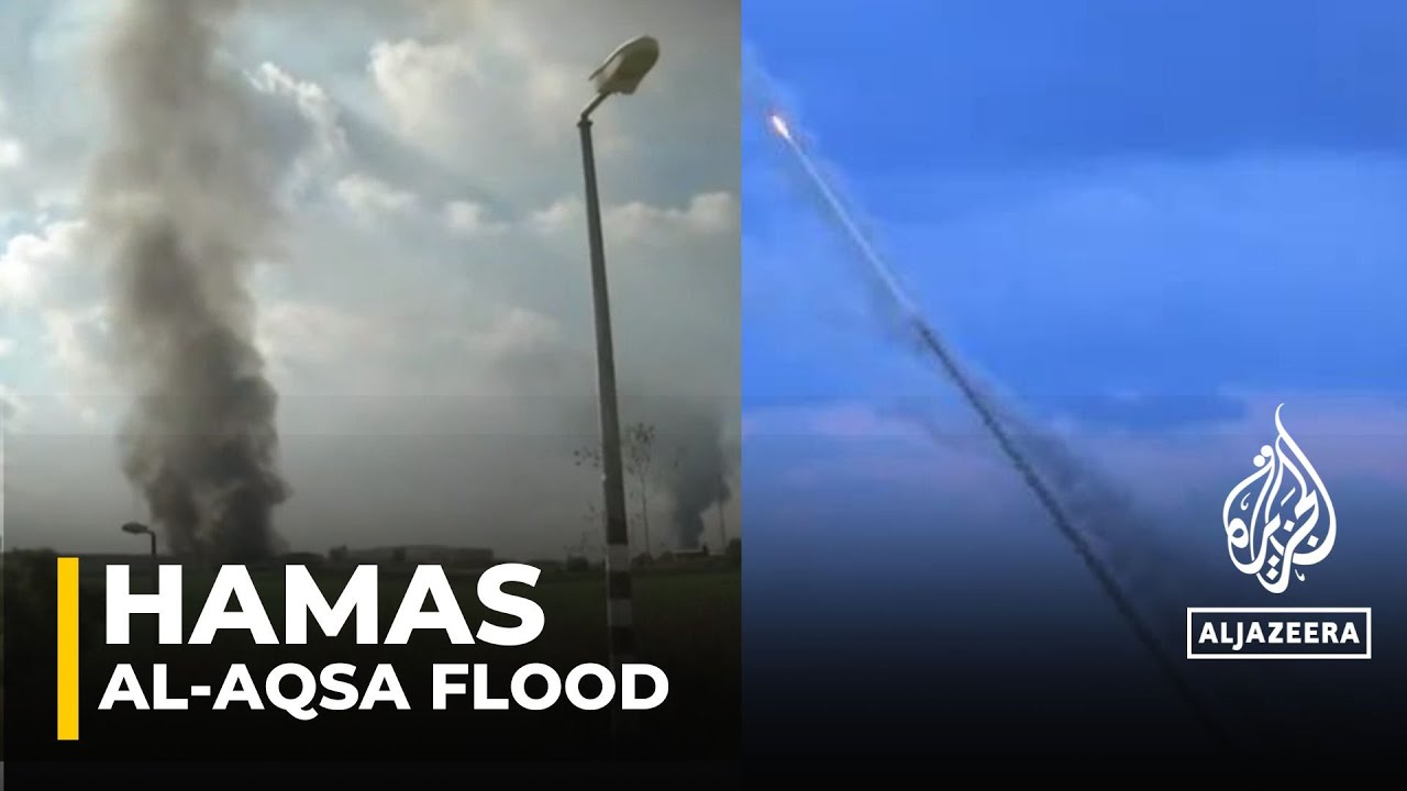 Hamas starts Operation Al-Aqsa Flood - YouTube