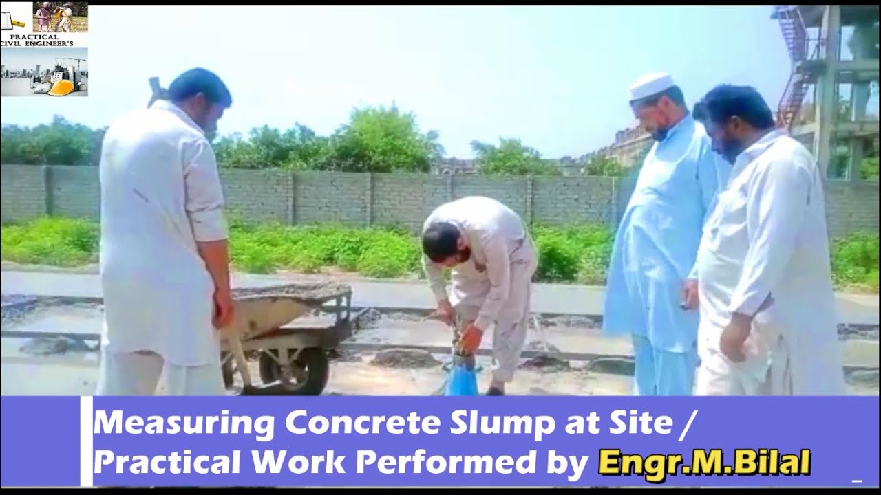 How to Perform Slump Test at Site/Determination the consistency of a ...