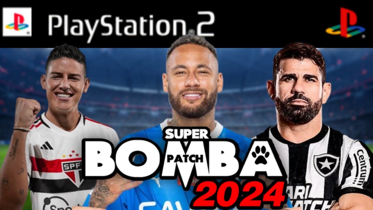 BOMBA PATCH OUTUBRO 2024 {PS2} 100% ATUALIZADO COM VAR E CÂMERA DE PS5 ...