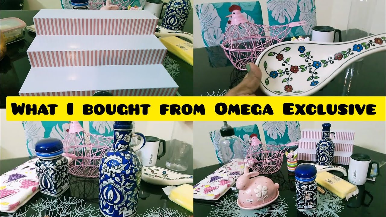 what i bought from Omega Exclusive || shopping haul || kitchen products ...