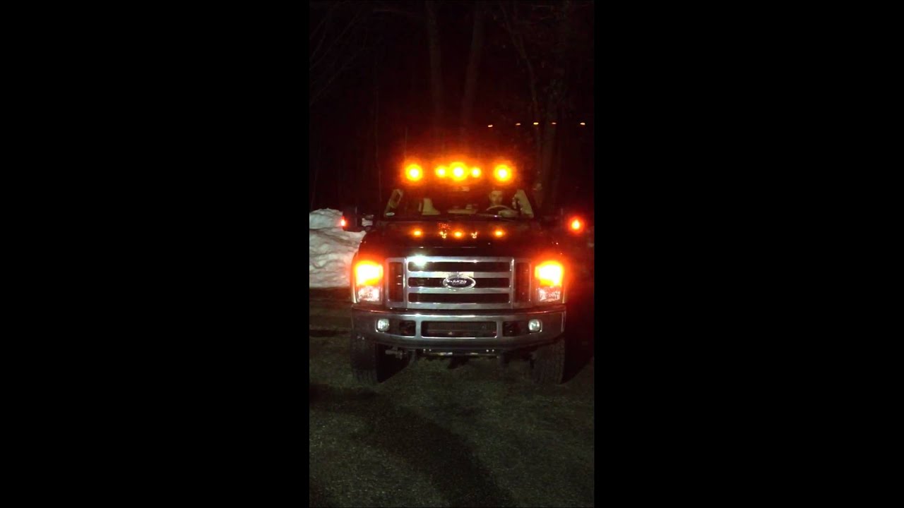 2008 f250 atomic led strobes - YouTube