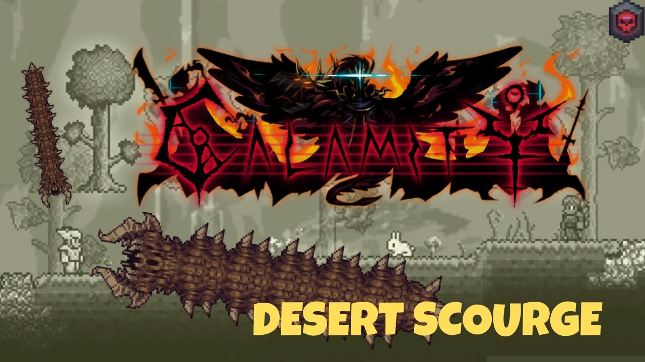 Terraria | Calamity Mod - Revengeance Mode | Desert Scourge (Boss ...