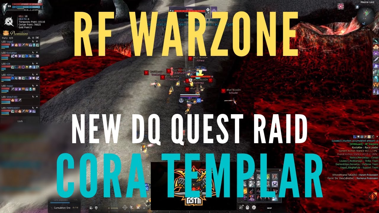 RF Warzone PVP Ep. 9 - Cora Templar - Avatar Guild (15-NOV-2021) - YouTube