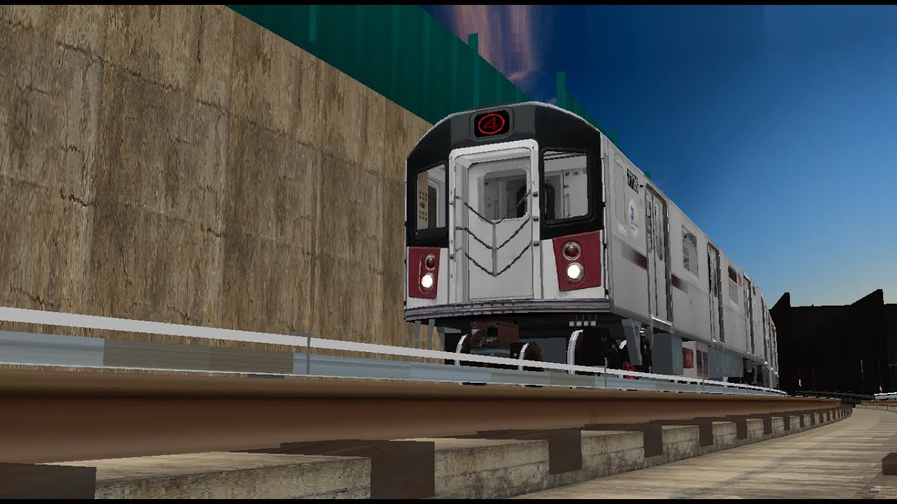 OpenBVE [ Lexington RP Run]: R142A (4) Express to New Lots Avenue (60 ...