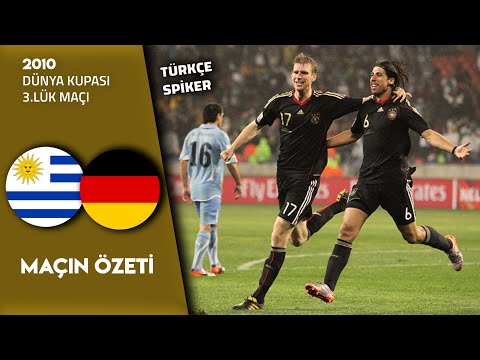 Uruguay 2-3 Almanya | Türkçe Spiker - 2010 Dünya Kupası 3.lük Maçı