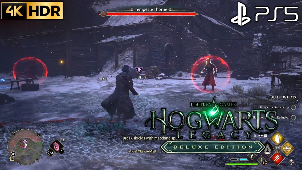 Tempeste Thorne HOGWARTS LEGACY Tempest Thorne Boss Fight 4K |PS5 ...