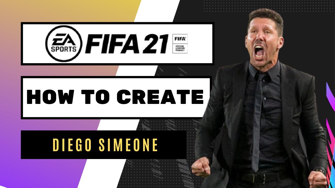 How to Create Diego Simeone - FIFA 21 Lookalike for Career Mode - YouTube