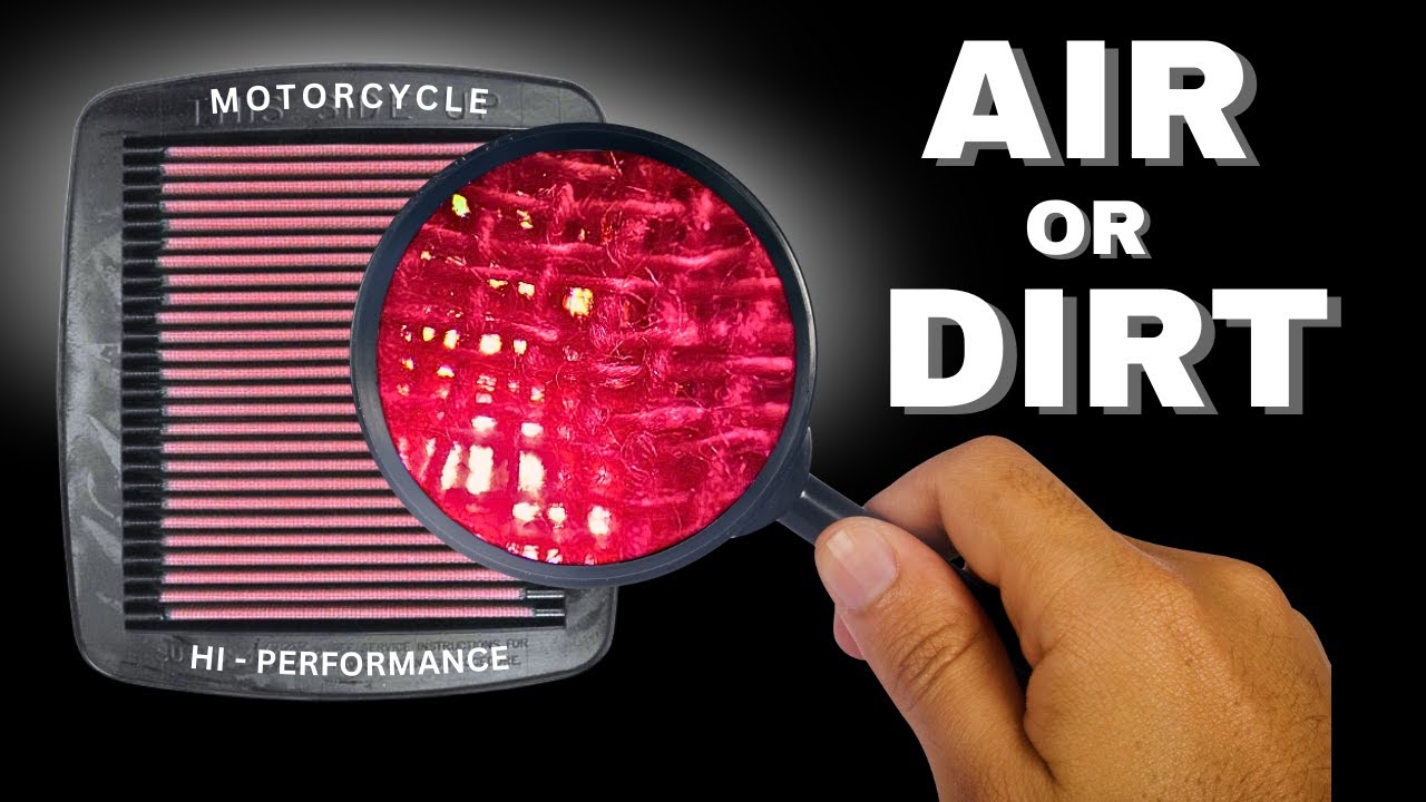 Watch Before You Buy A Hi Flow Motorcycle Air Filter - YouTube