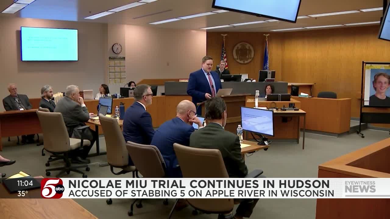 2nd day of trial for Apple River stabbing suspect - YouTube