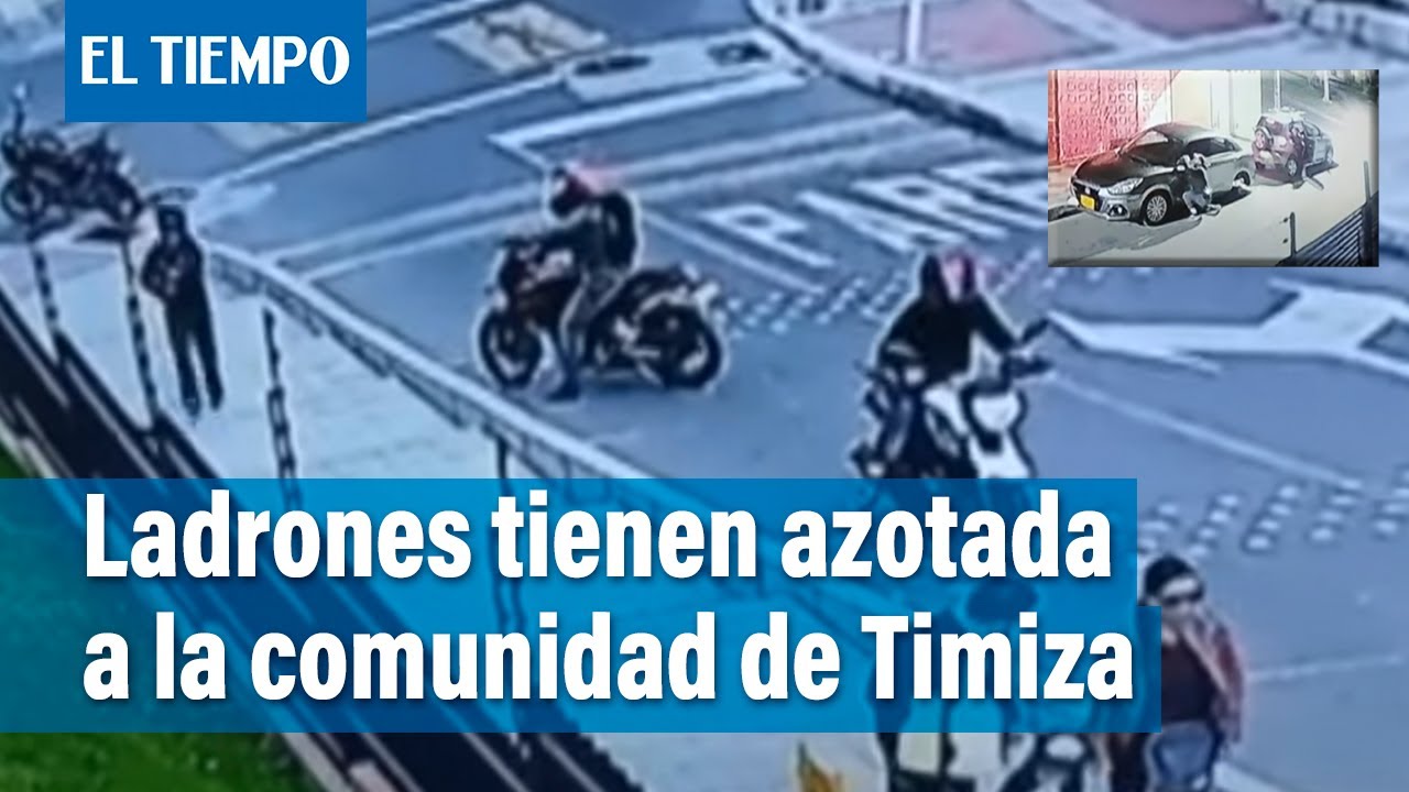 Los ladrones tienen azotada a la comunidad del barrio Timiza en Kennedy ...