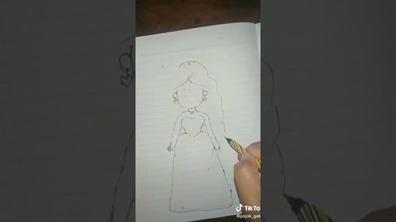 Mudahnya menggambar princess - YouTube