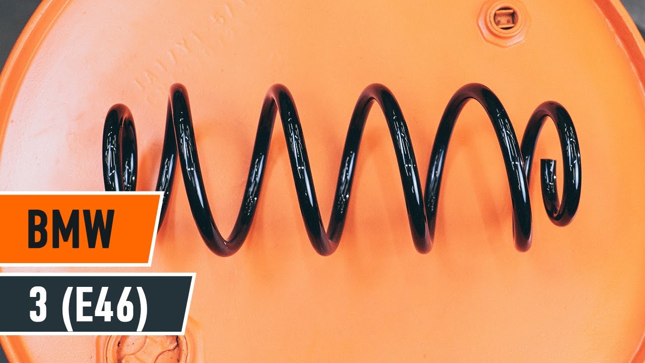 Hoe een voor wielophanging springveer op een BMW 3 E46 [HANDLEIDING ...