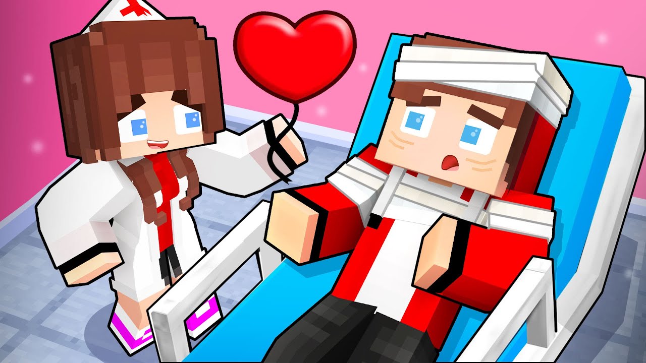 Nurse JJ`s Girl and JJ - Love Story - Maizen Minecraft Animation - YouTube