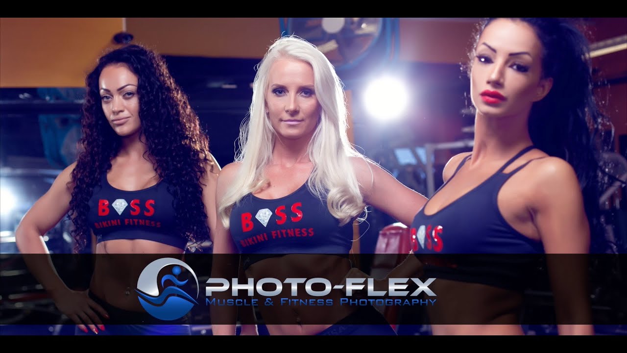 Boss Bikini Fitness - Gym Photo Shoot - YouTube