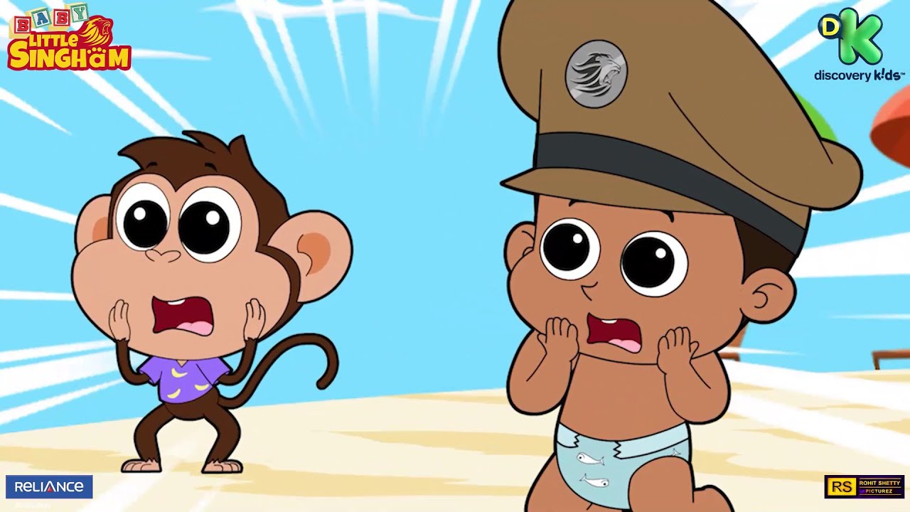 BLS Adventure - 16 | Baby Little Singham with Bubble gun | Hindi ...