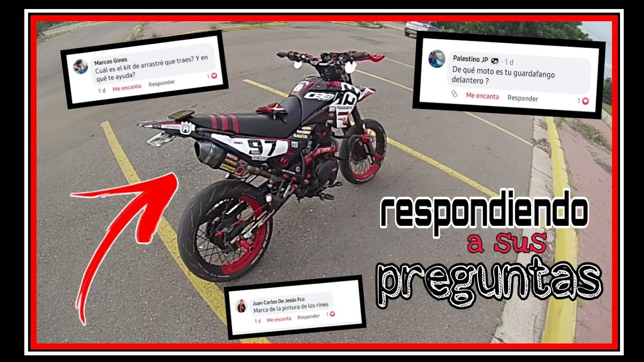 RESPONDIENDO A SUS PREGUNTAS DE FB./(dm 200 motard)/Doble F Motovlogs ...
