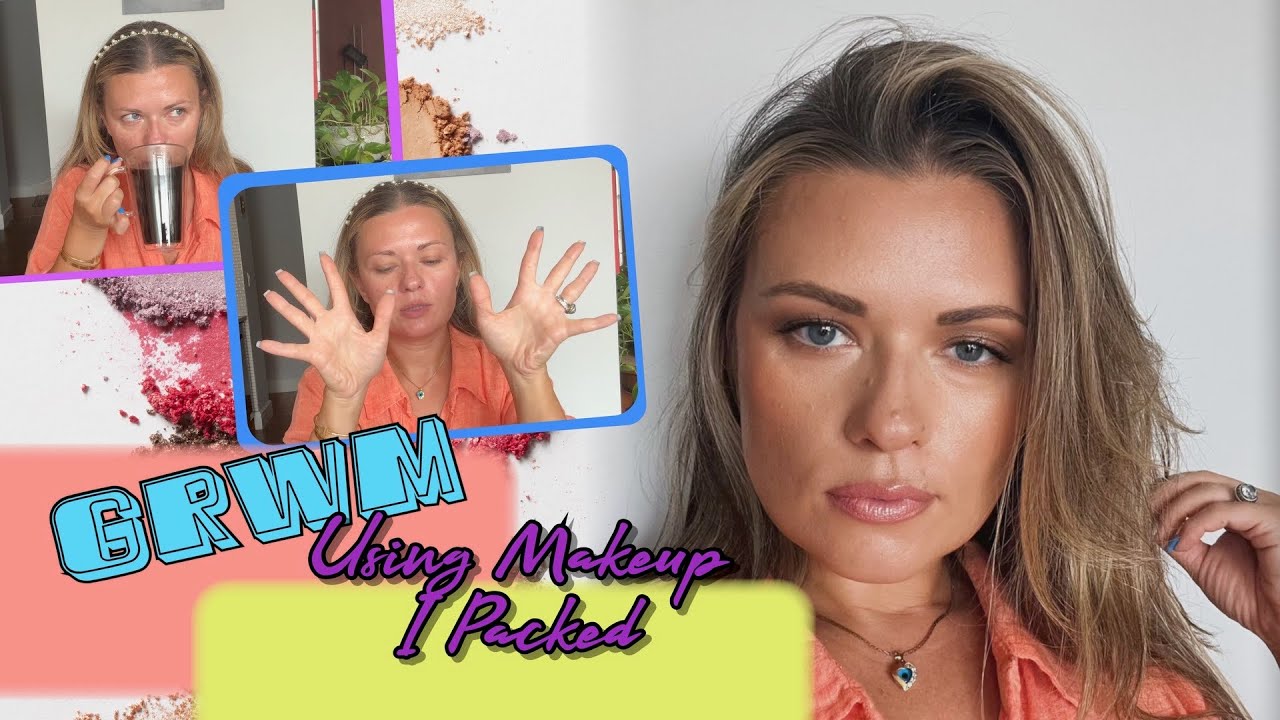 GRWM Using the Makeup I Brought With Me - YouTube