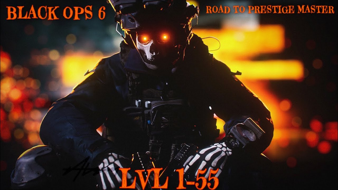 {BO6} Road To Prestige Master (LVL 1-55) - YouTube