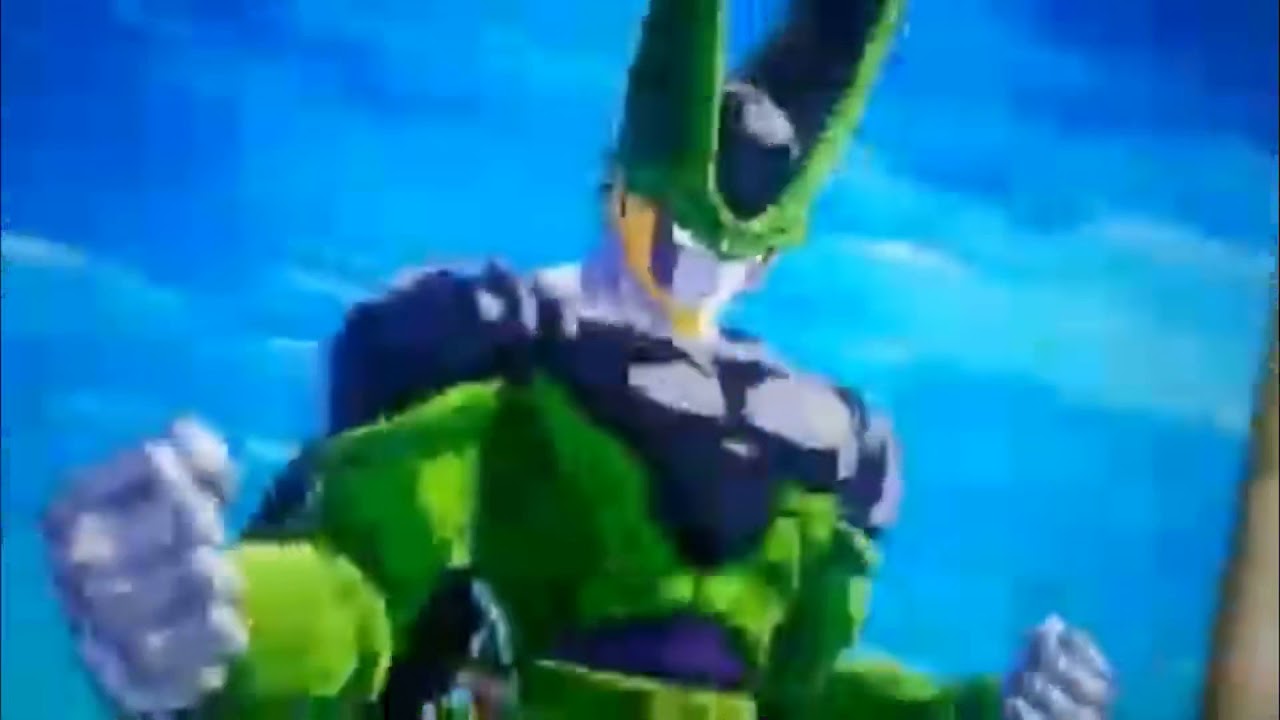 DBZ fighters z Cell screaming like crazy - YouTube