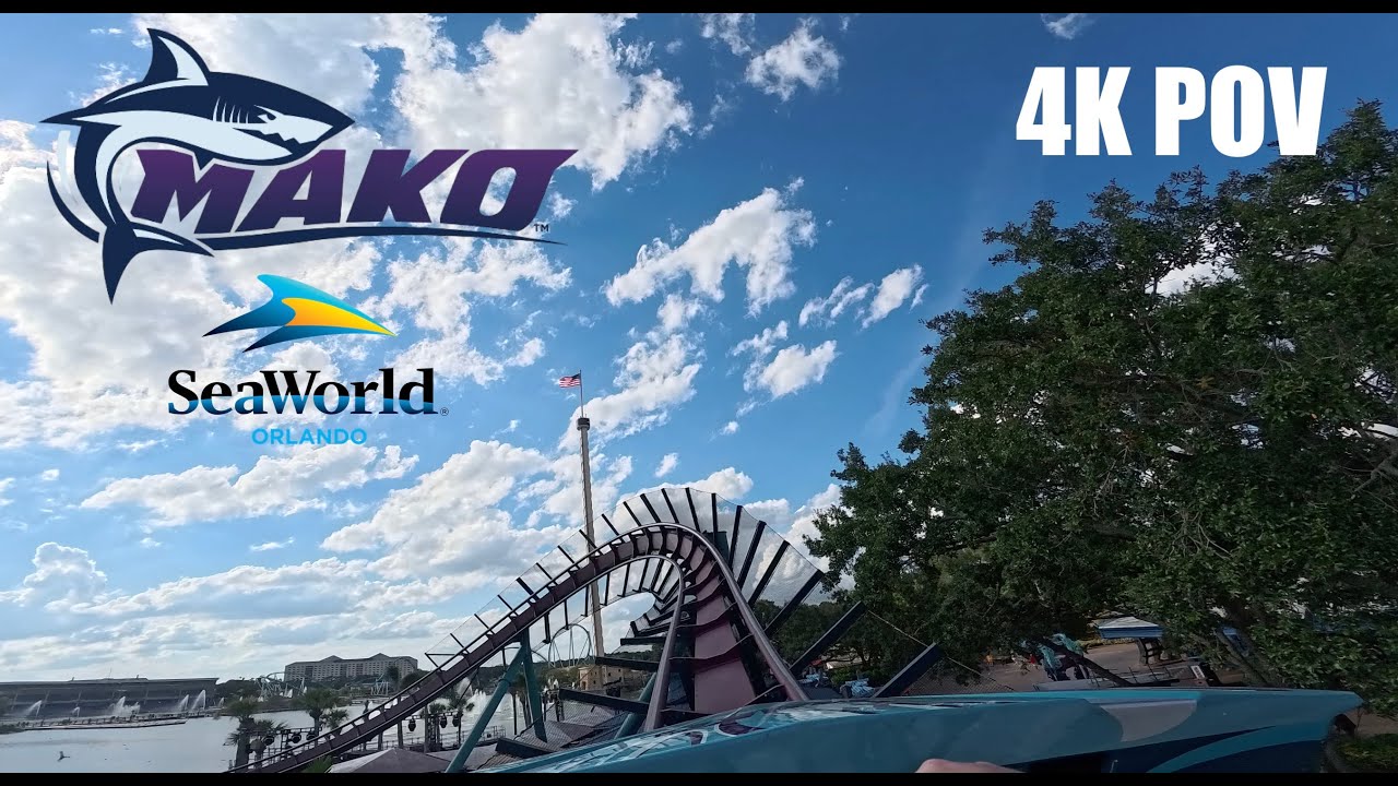 Mako - 4K POV - SeaWorld Orlando - YouTube