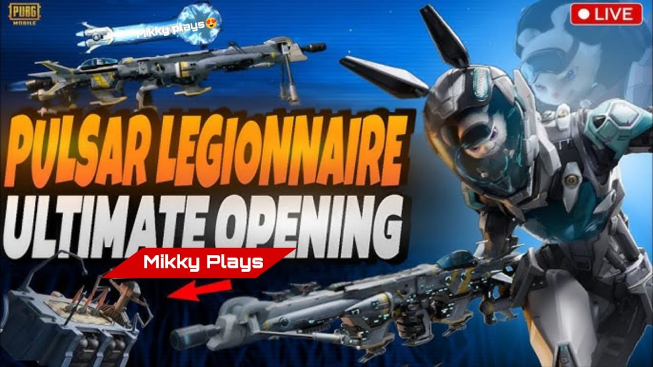 LIVE 🔥 Pulsar Legionnaire Gilt Set & Hyperion Ship DSR 🐇 PUBG Mobile # ...