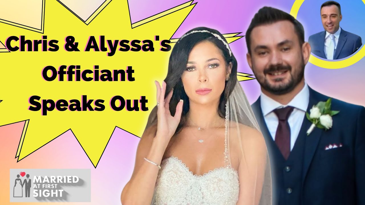 🌟Alyssa & Chris's Officiant's Critical Tweets & Interview Married at ...