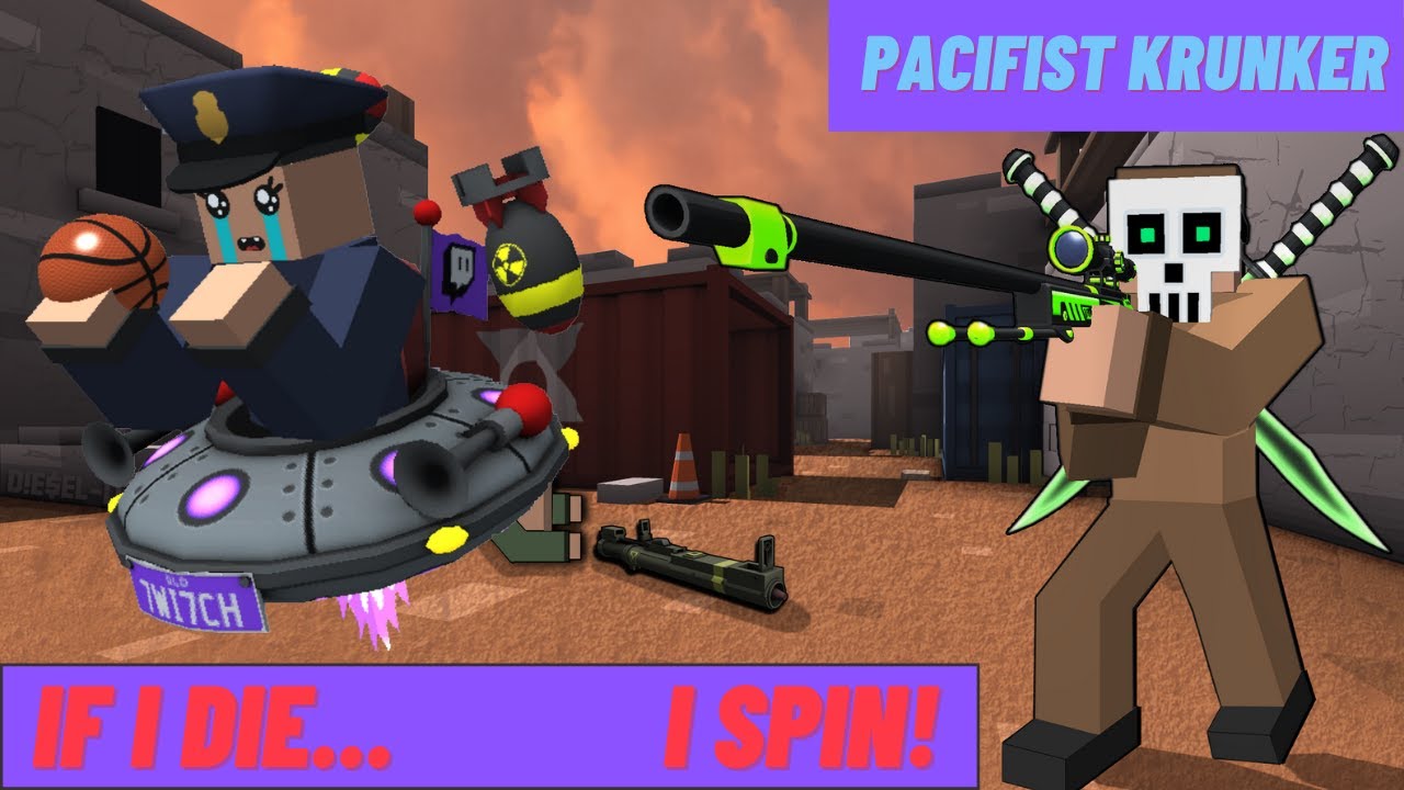 Pacifist Krunker - If I Die I Spin (DEATH = SPIN in Krunker.io) - YouTube