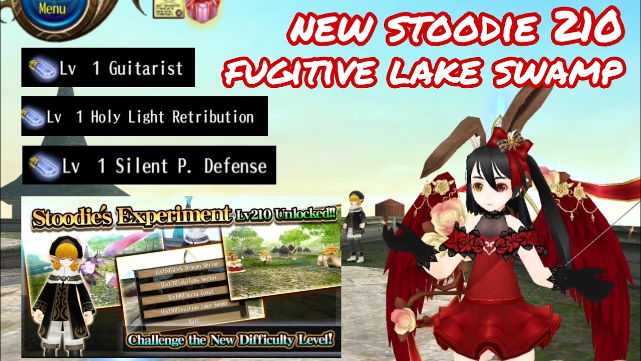 toram online - new stoodie 210 review fugitive lake swamp boss gemma ...