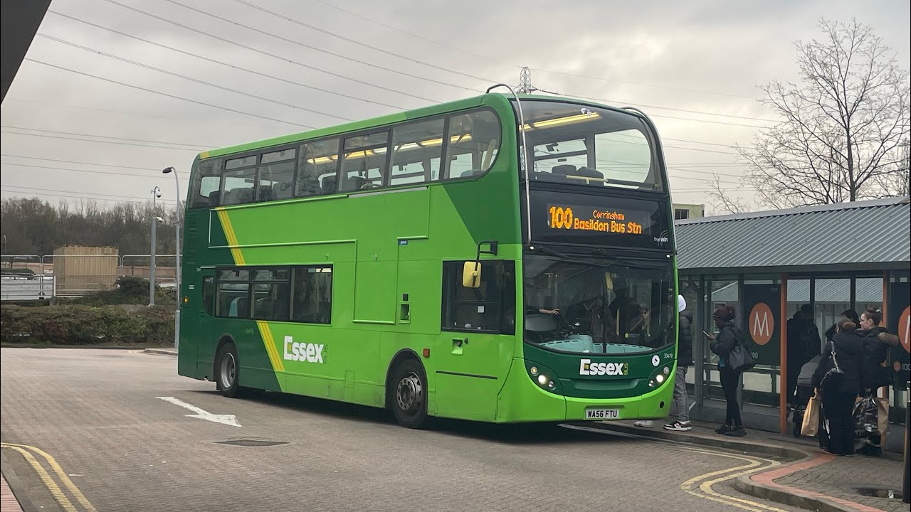 *Immense Kickdown* First Essex Route 100 | ADL E400 Trident | 33419 ...