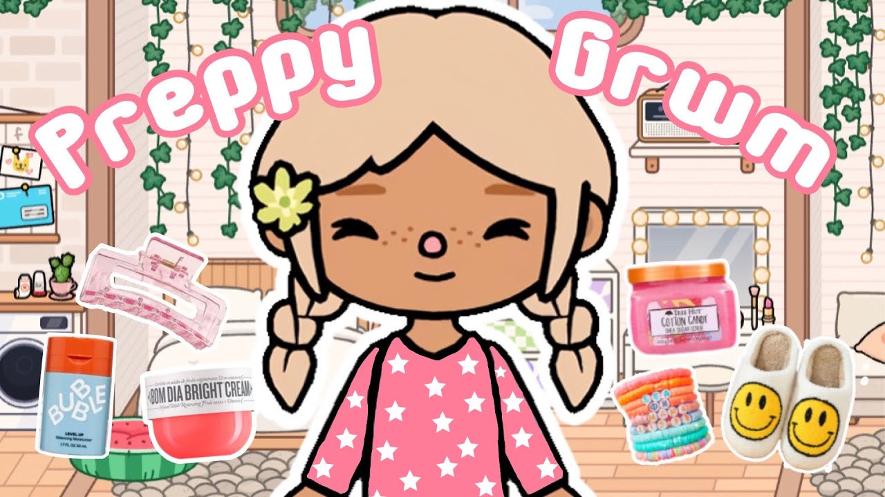 Preppy Morning Routine In Toca Boca - YouTube