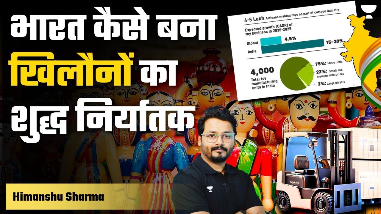 India कैसे बना Toys का शुद्ध Exporter | Toys Export | 239% बढ़ा निर्यात ...