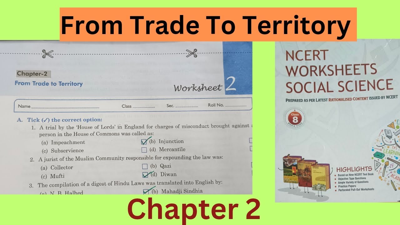 Social Science Class 8 Chapter 2 From Trade To Territory/ Lesson 2 ...