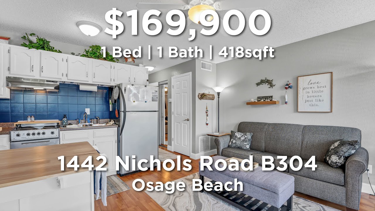 1442 Nichols Road Unit B304, Osage Beach, Missouri 65065 - YouTube