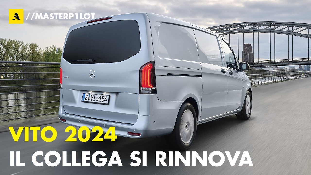 Nuovo Mercedes VITO 2024 | Più tecnologia per il COLLEGA furgone. Fino a 9 posti... - YouTube