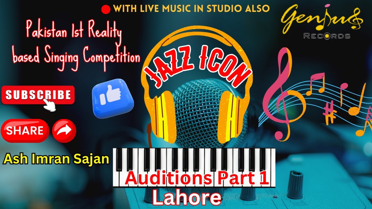 Lahore Audition of 1st reality based Singing Contest || Jazz Icon ...