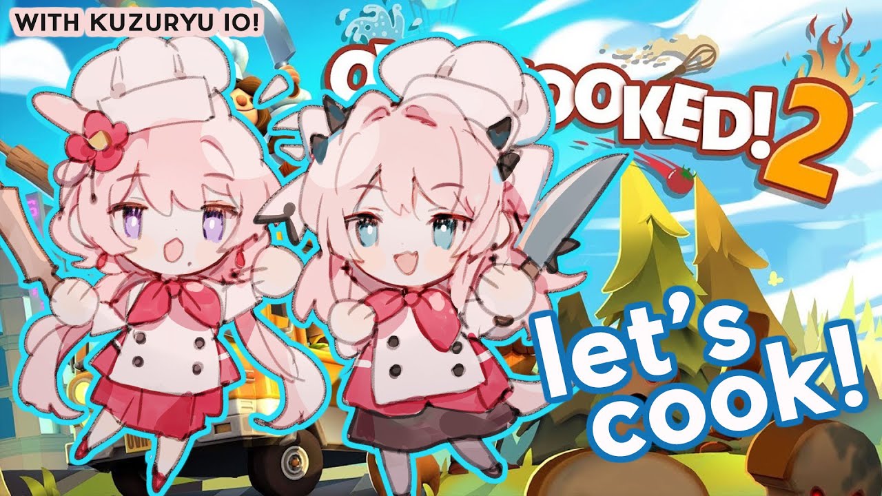 [COLLAB] overcooked 2 !! fun plays w/ Kuzuryu Io! 🐰⚰️ - YouTube