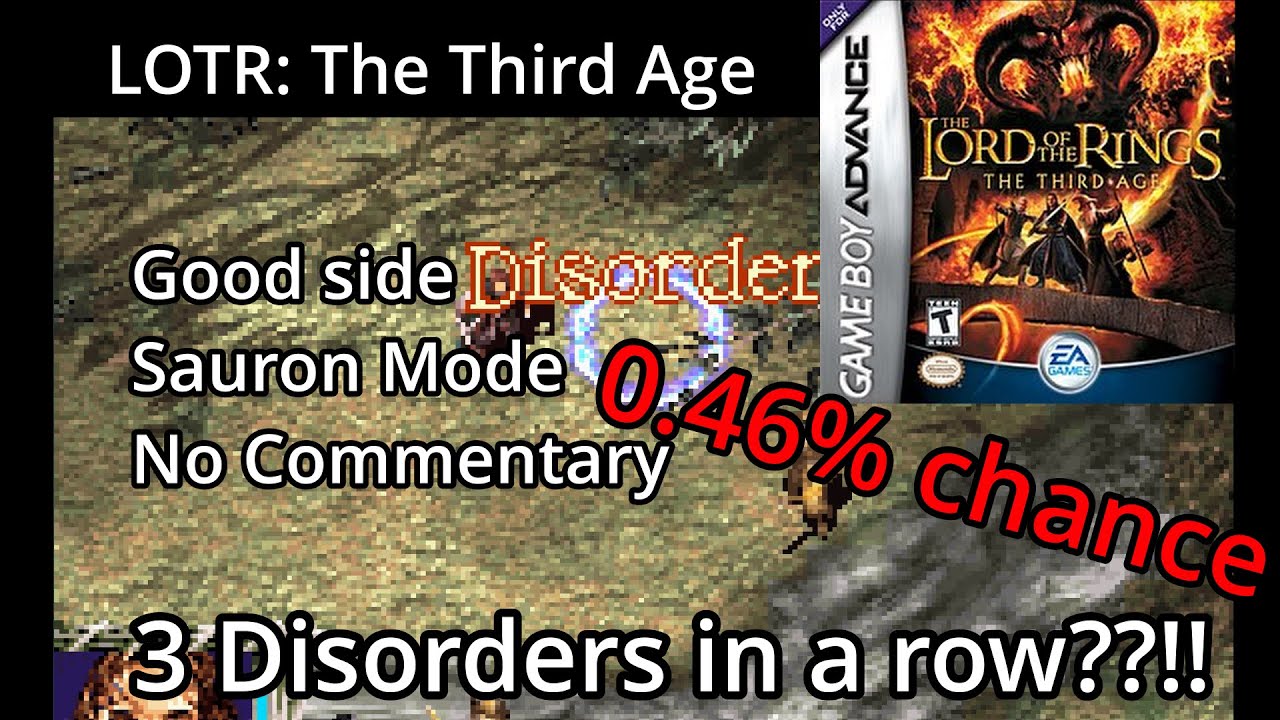 Lord of the Rings: The Third Age (Good side, Sauron mode, no commentary ...