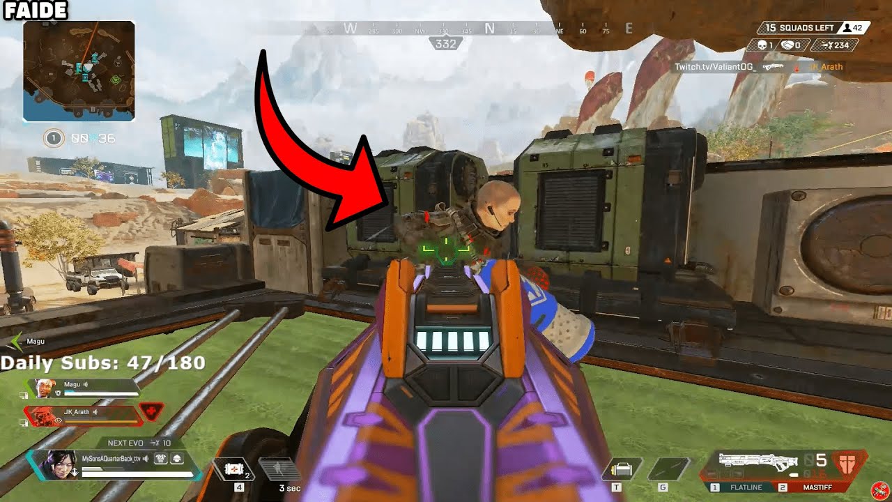 pov: when Faide accidentally runs into an NPC wraith main in PUBS.. 😂 ...