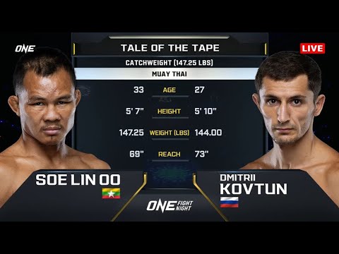ซอ ลิน อู vs ดีมิทรี คอฟตุน | ONE FIGHT NIGHT 29 | CH7HD | 8 มี.ค. 2568 - YouTube
