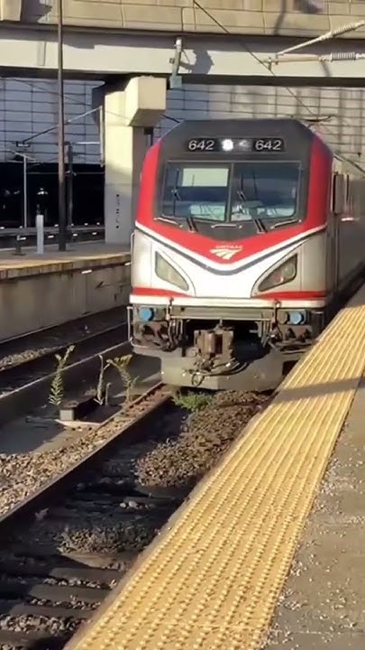 Amtrak veterans unit 642 at south station - YouTube