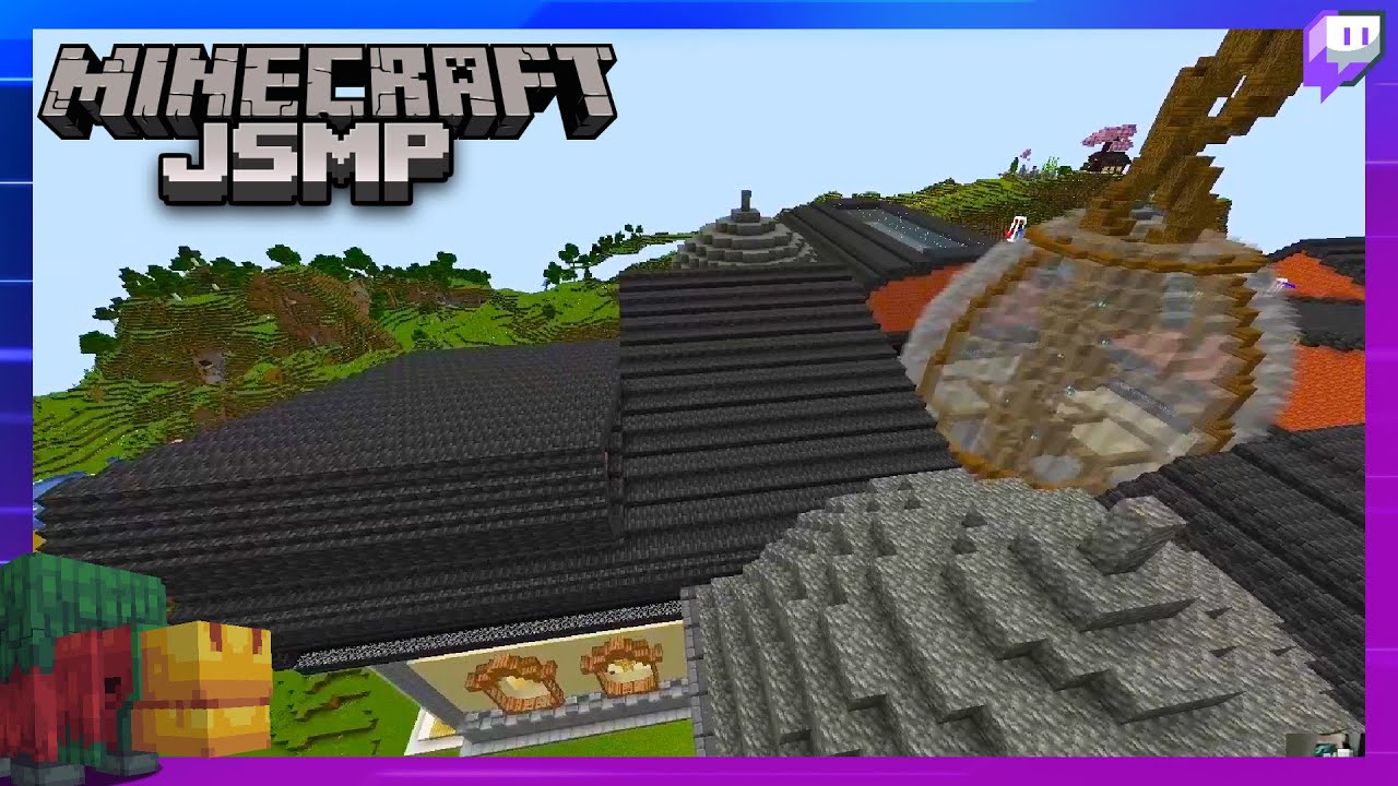Les toits sont fini ! - Le JSMP - Minecraft VOD #29 - 29/09/2023 - YouTube