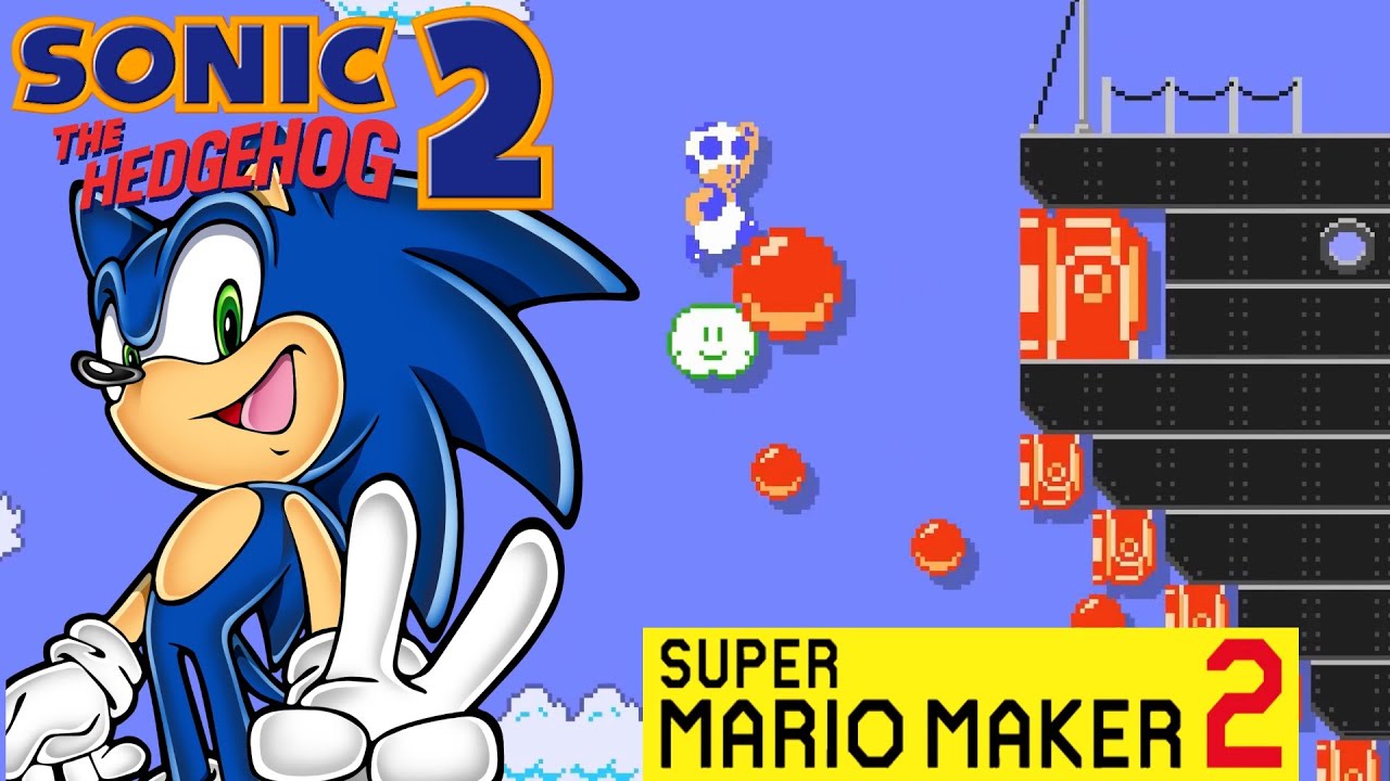 Super Mario Maker 2: Sonic 2: Wing Fortress Zone Showcase - YouTube